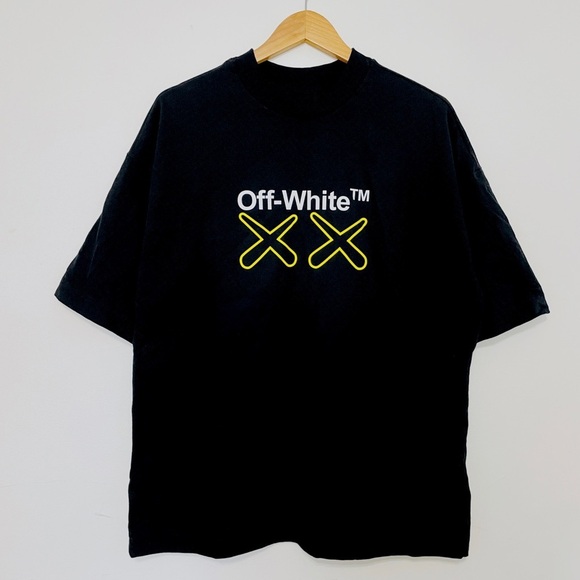 Off-White | Shirts | Rare Offwhite Black Cotton Graphic Tshirt | Poshmark
